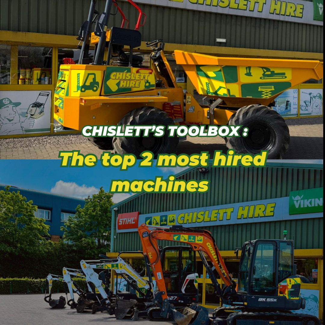 🦺The Top 2 Most Hired Machines – Chislett Hire
