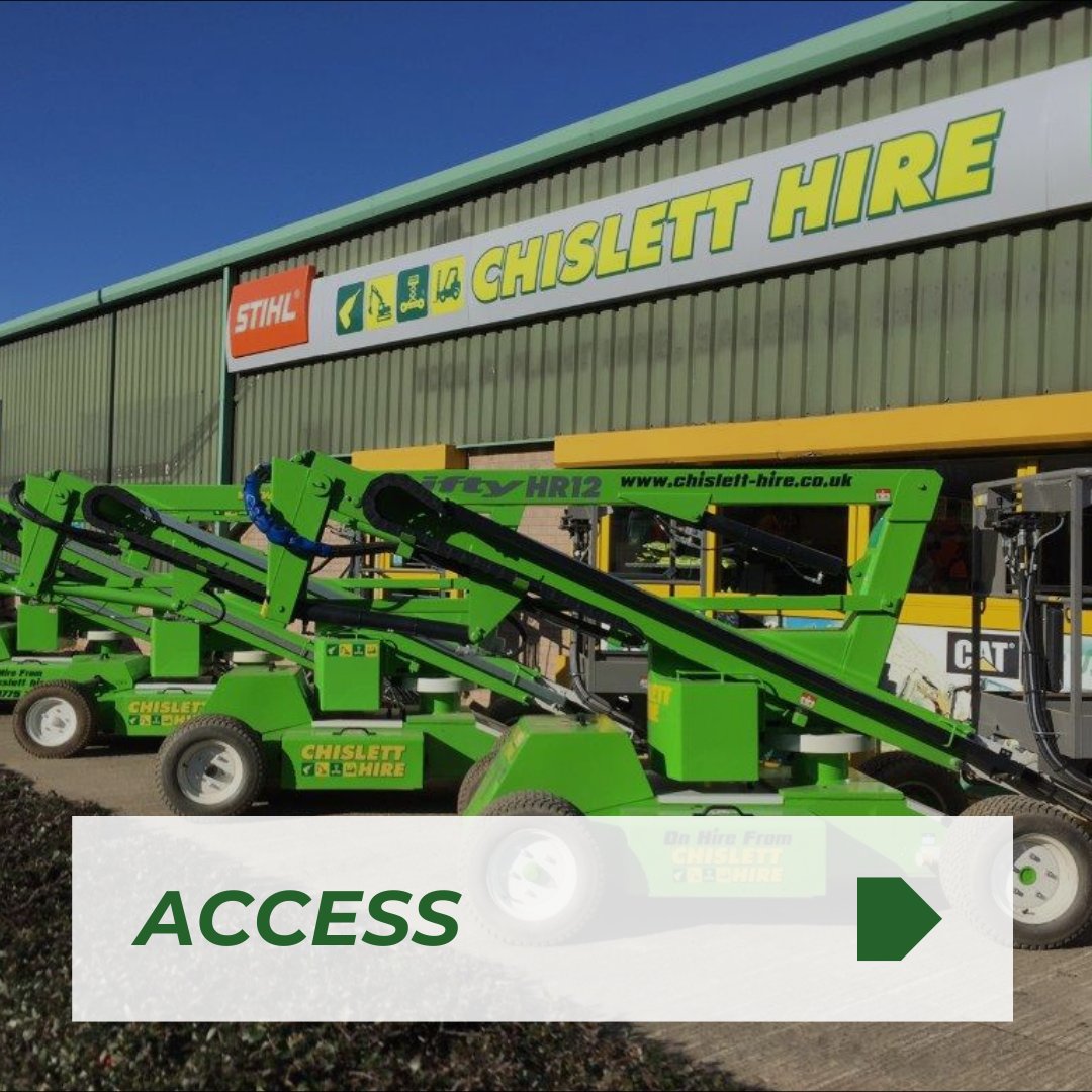 Access Hire At Chislett Hire | Rated 5⭐️ by hundreds of customers!